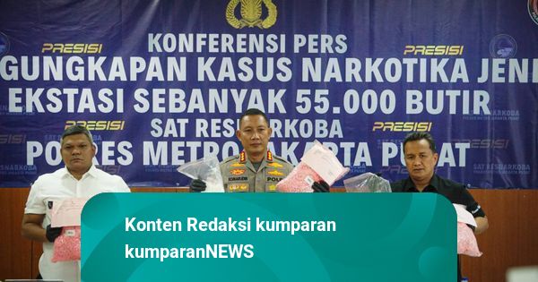 Foto: Polres Jakpus Gagalkan Peredaran 1,5 Kg Sabu dan 55 Ribu Pil Ekstasi | kumparan.com